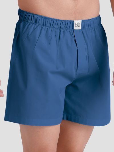 Buy Solids: Navy Blue Boxer Shorts online at The Souled Store.