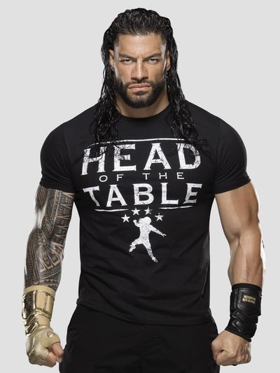 Roman Reigns Authentic Head Of The Table WWE T-shirt