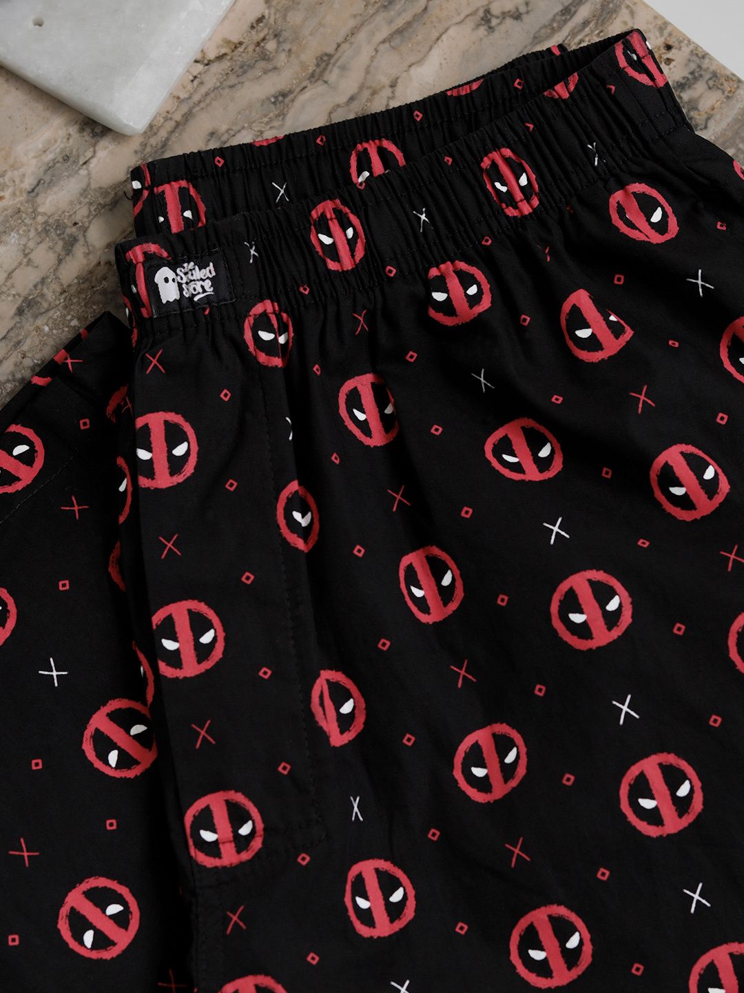 Buy Deadpool Mask Pattern Men's Pajamas Online