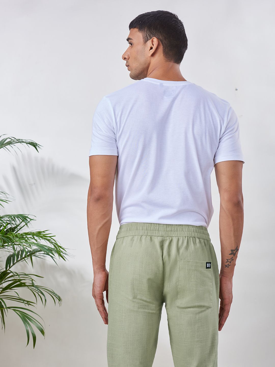 Buy Solids Pista Men's Cotton Pant Online