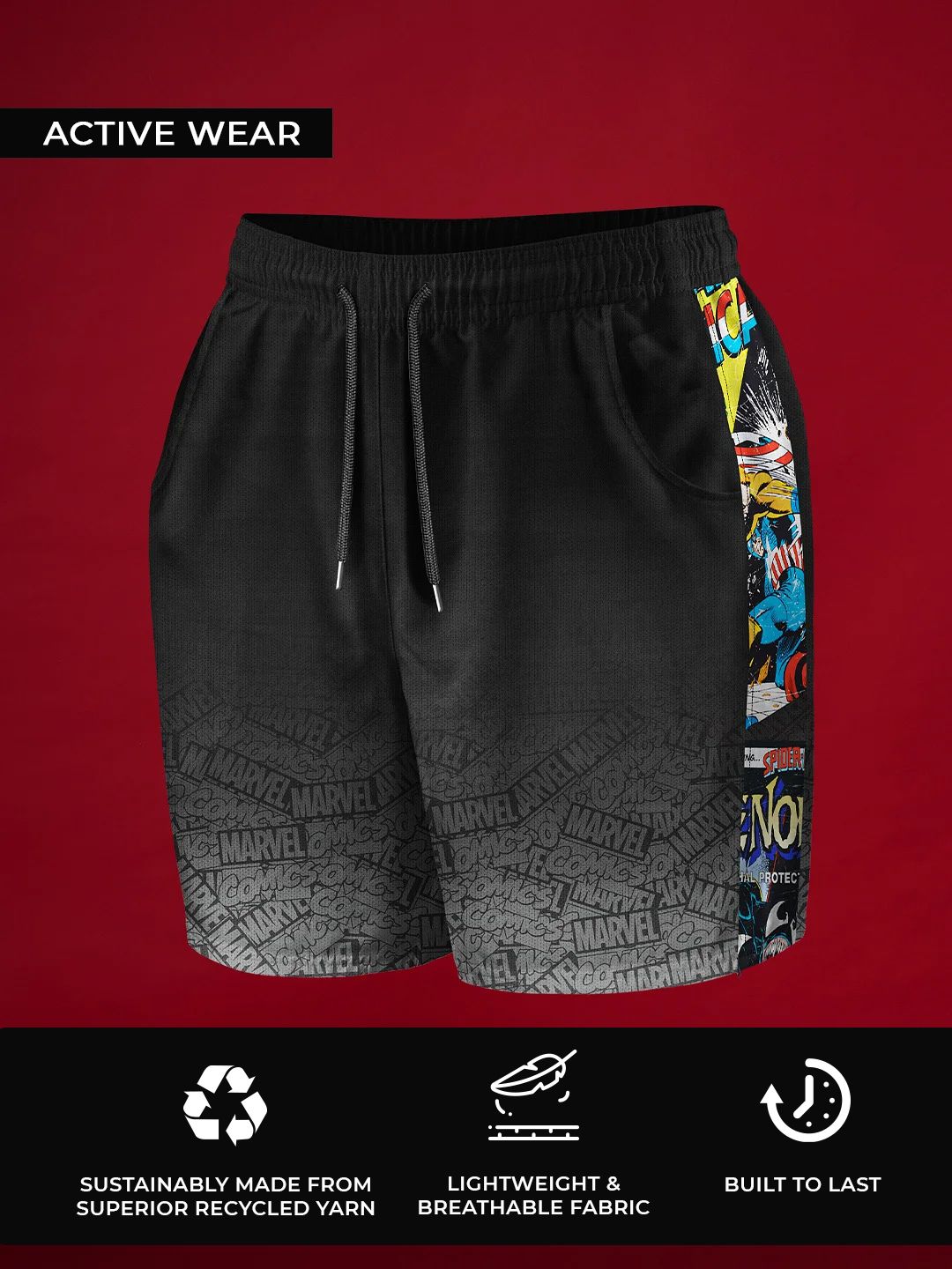 Buy Official Marvel Men's Shorts Online