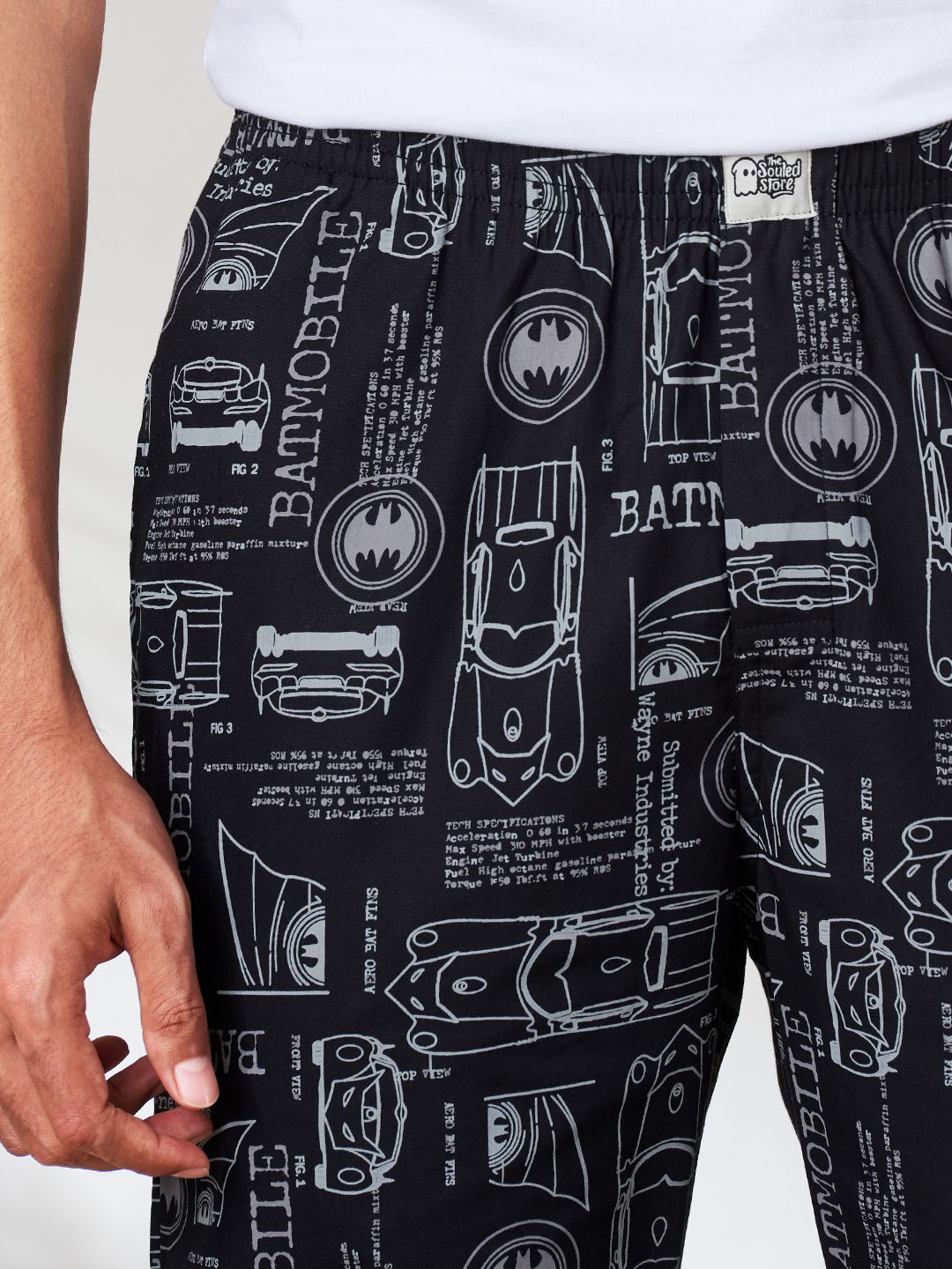 Buy Official Batman Batmobile Mens Pajama Online