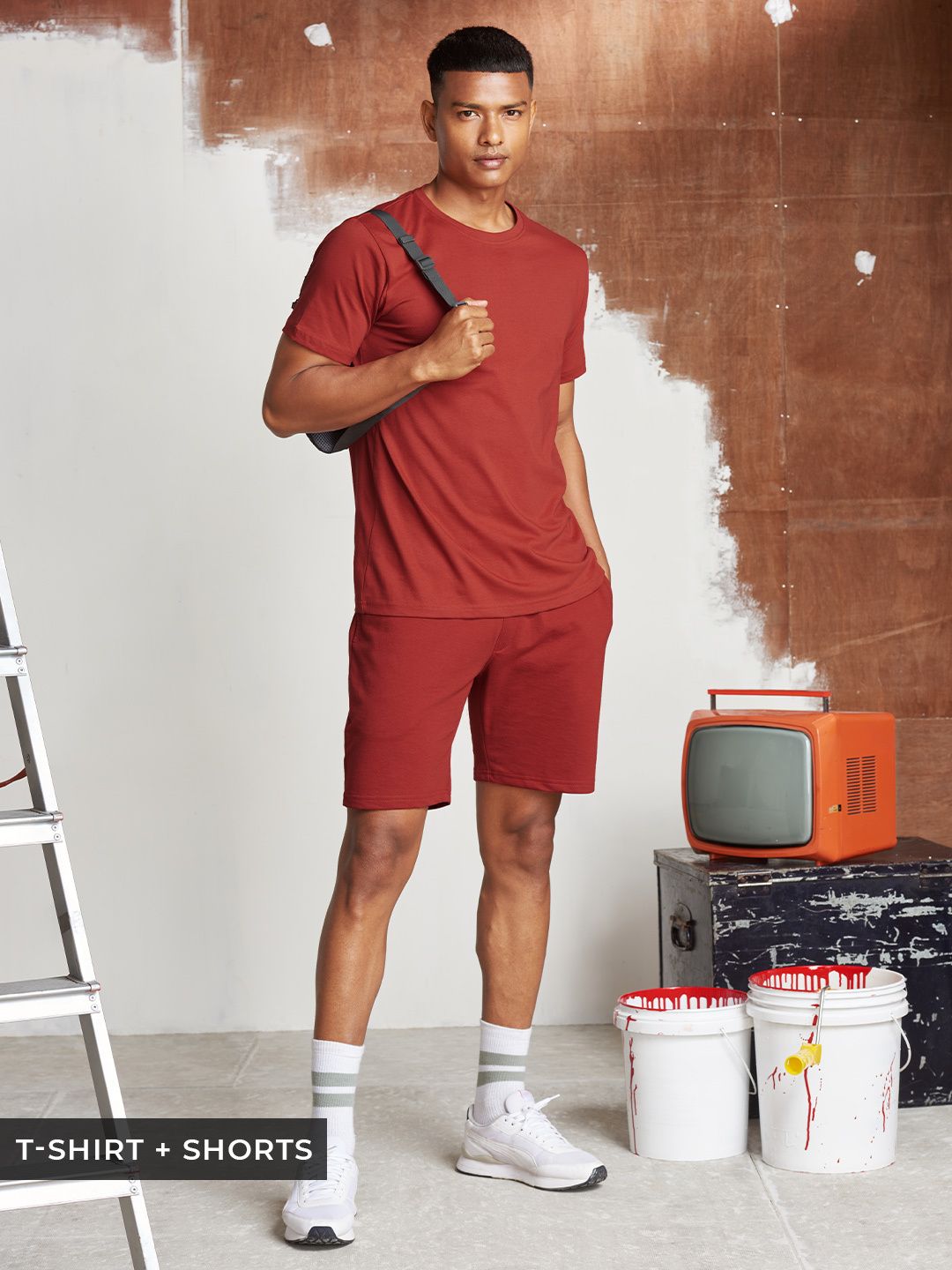 Buy Solids Rust Red Men Set and other classy solid merchandise ...