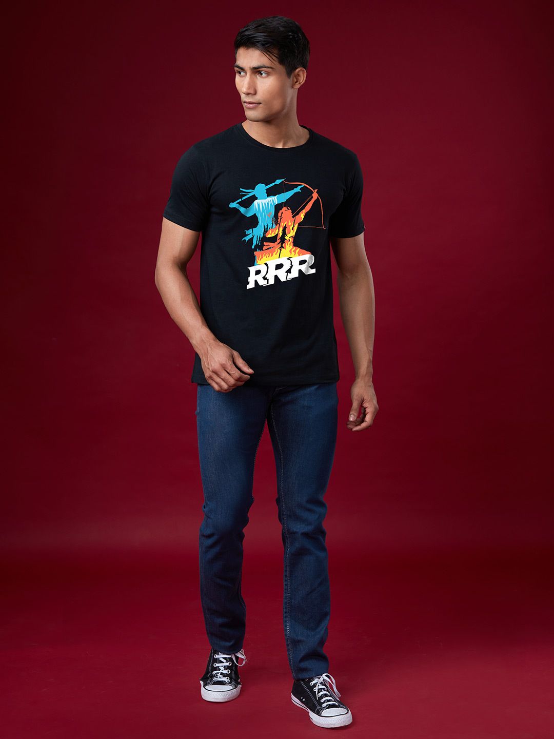 Buy RRR Divine Powers Half Sleeve T-shirts Online