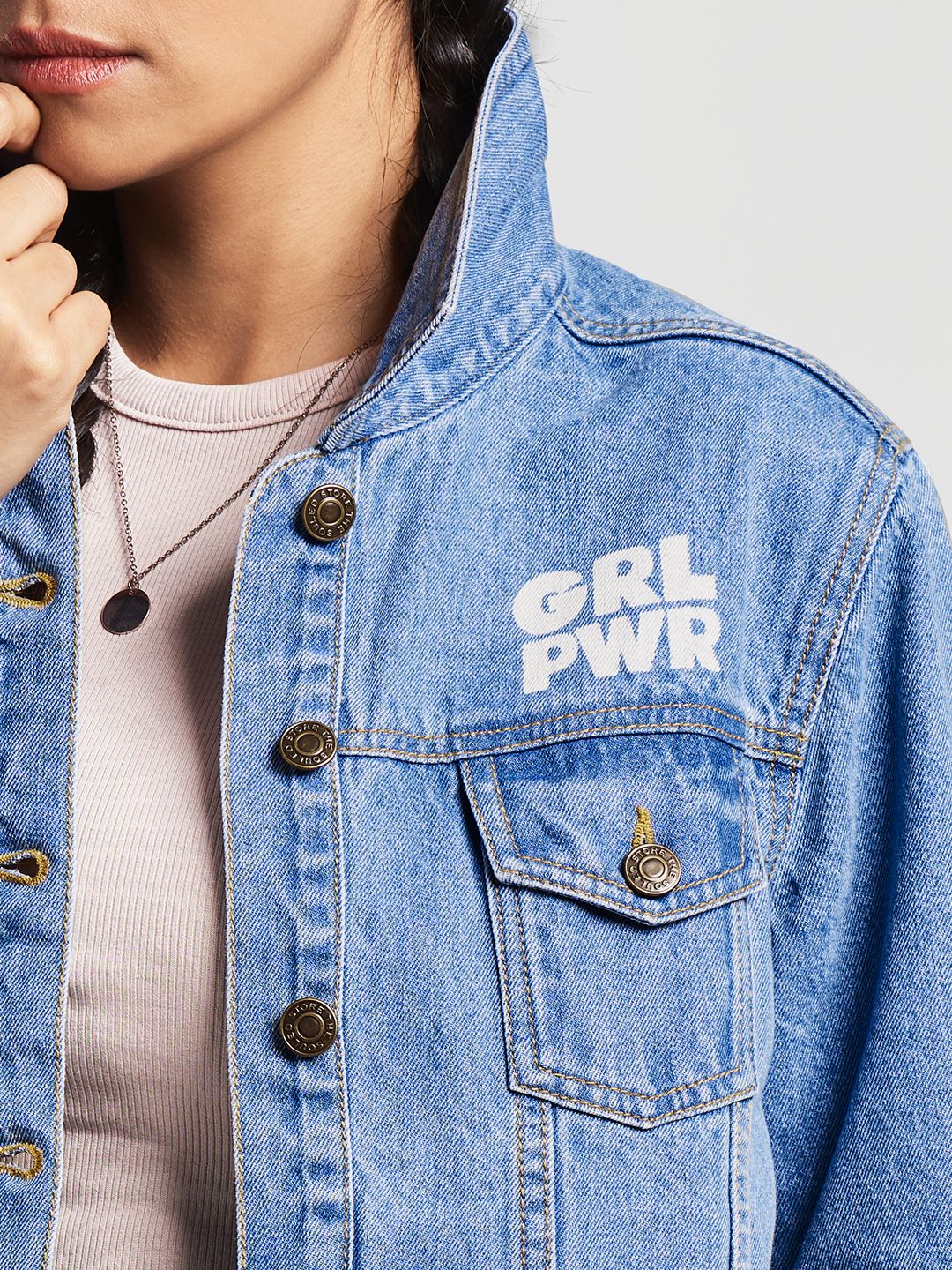 Buy Powerpuff Girls: Girl Power Women Denim Jackets online at The ...