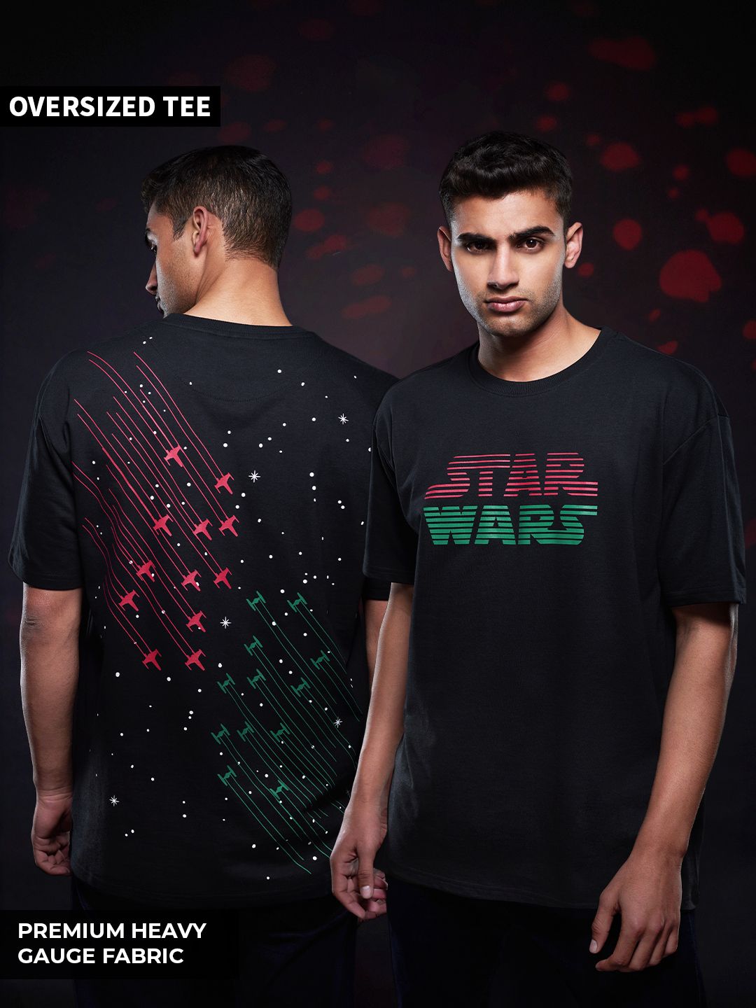 Buy Star Wars Space Battle Oversized T-Shirts Online