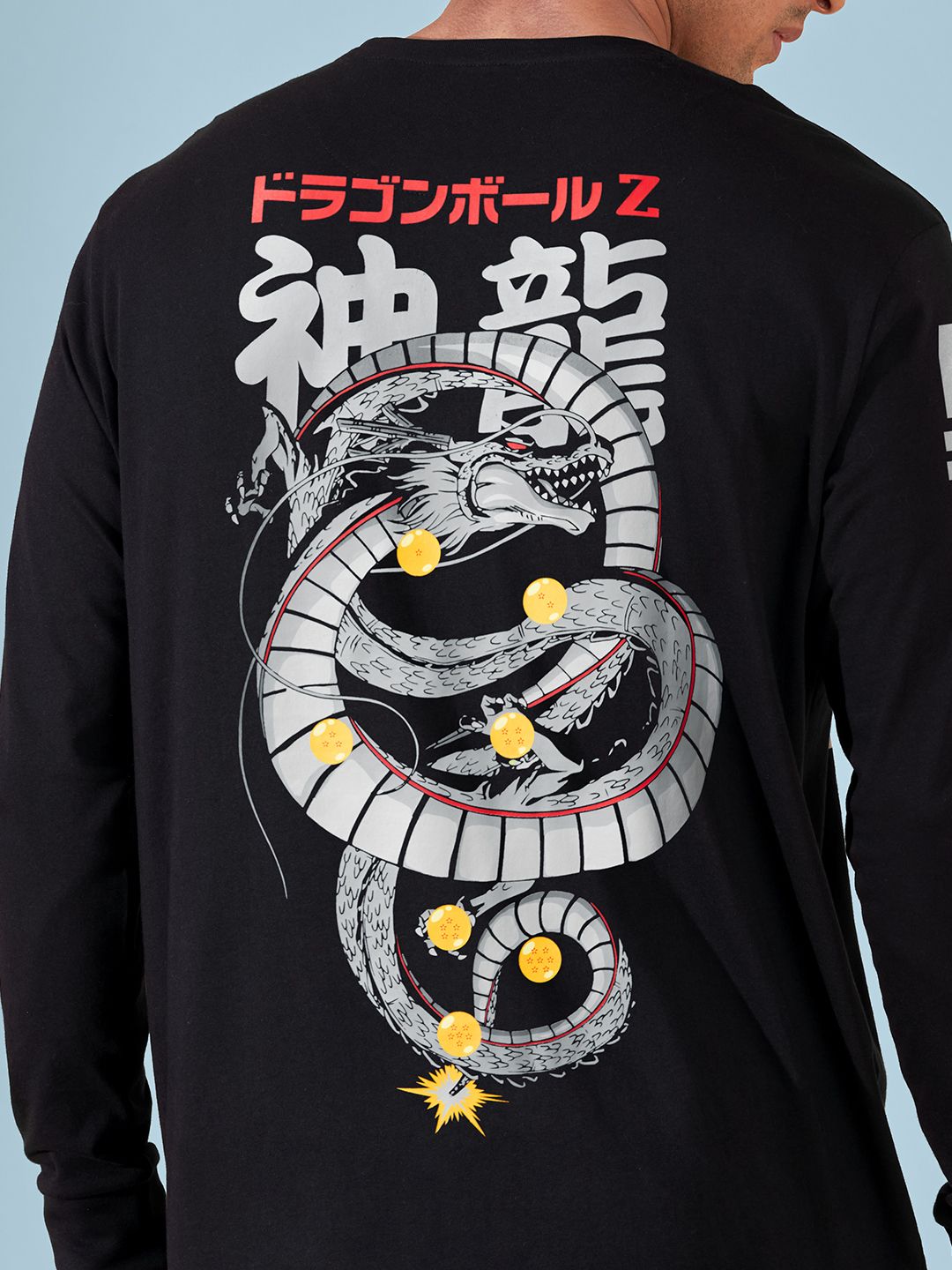 Buy DBZ Shenron The Dragon Easy Fit Full Sleeve T-shirts Online.