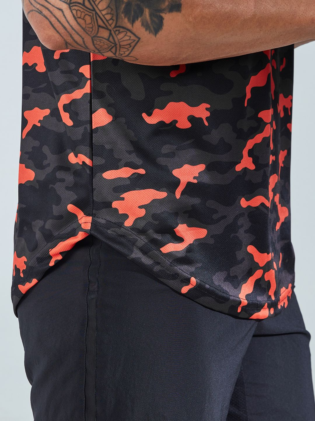 Buy Neon Drop Camo Active Wear T-shirt Online