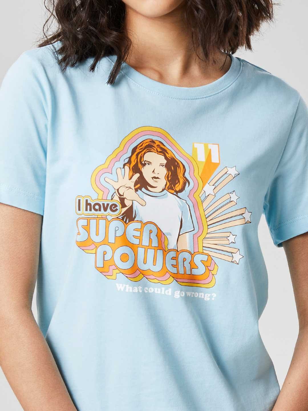 Buy Official Stranger Things I Have Super Powers T Shirt Online