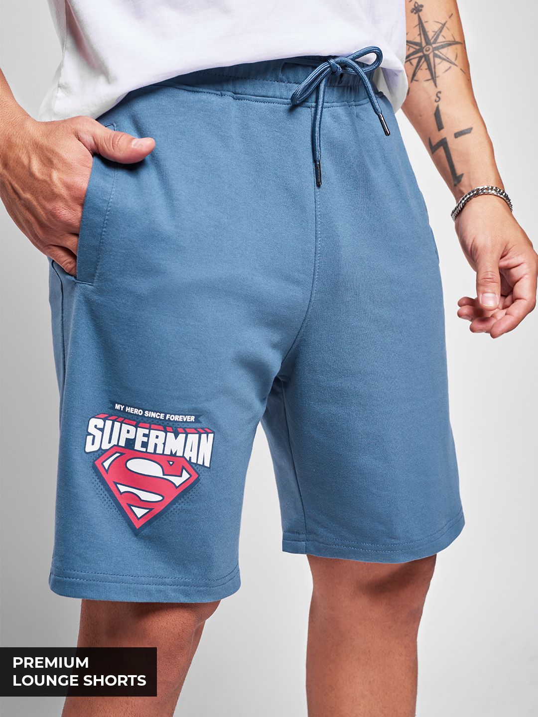 Buy Superman Hero Since Forever Sweatshorts Online