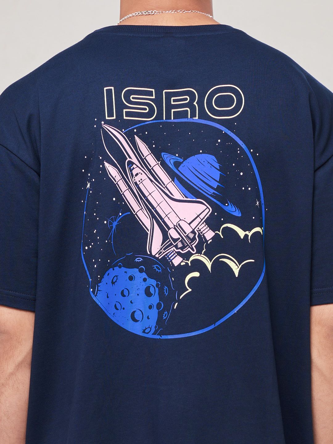 Buy ISRO: India Pride Oversized T-Shirts Online