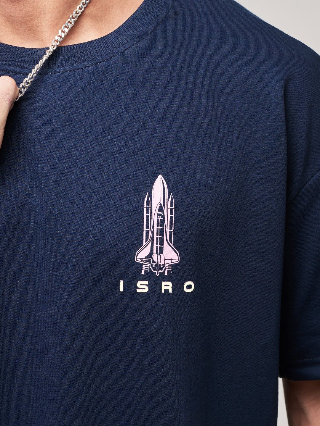 Buy ISRO: India Pride Oversized T-Shirts Online