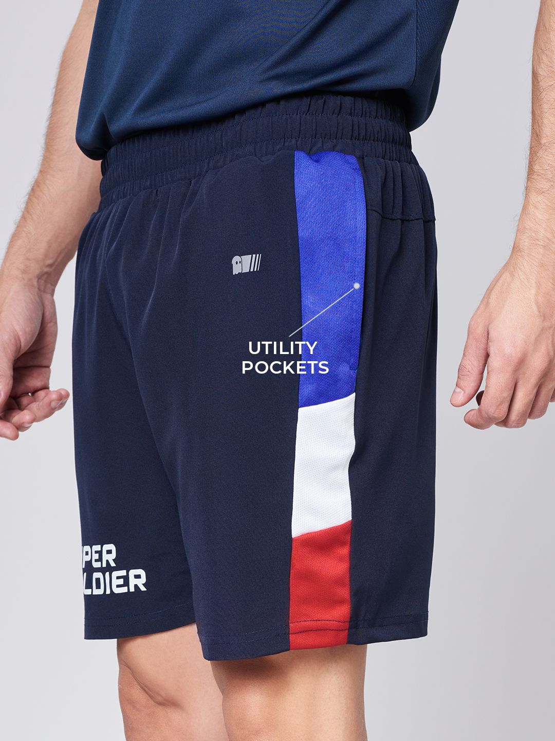 Buy Captain America Super Soldier Mens Running Shorts Online