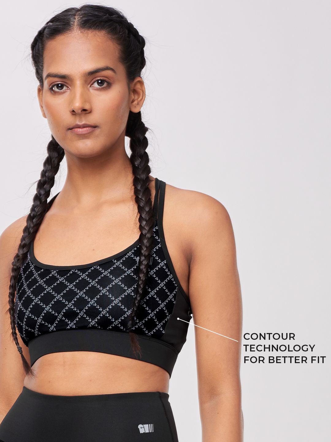 Buy Tss Active Micky Sports Black Women Training Sports Bras Online