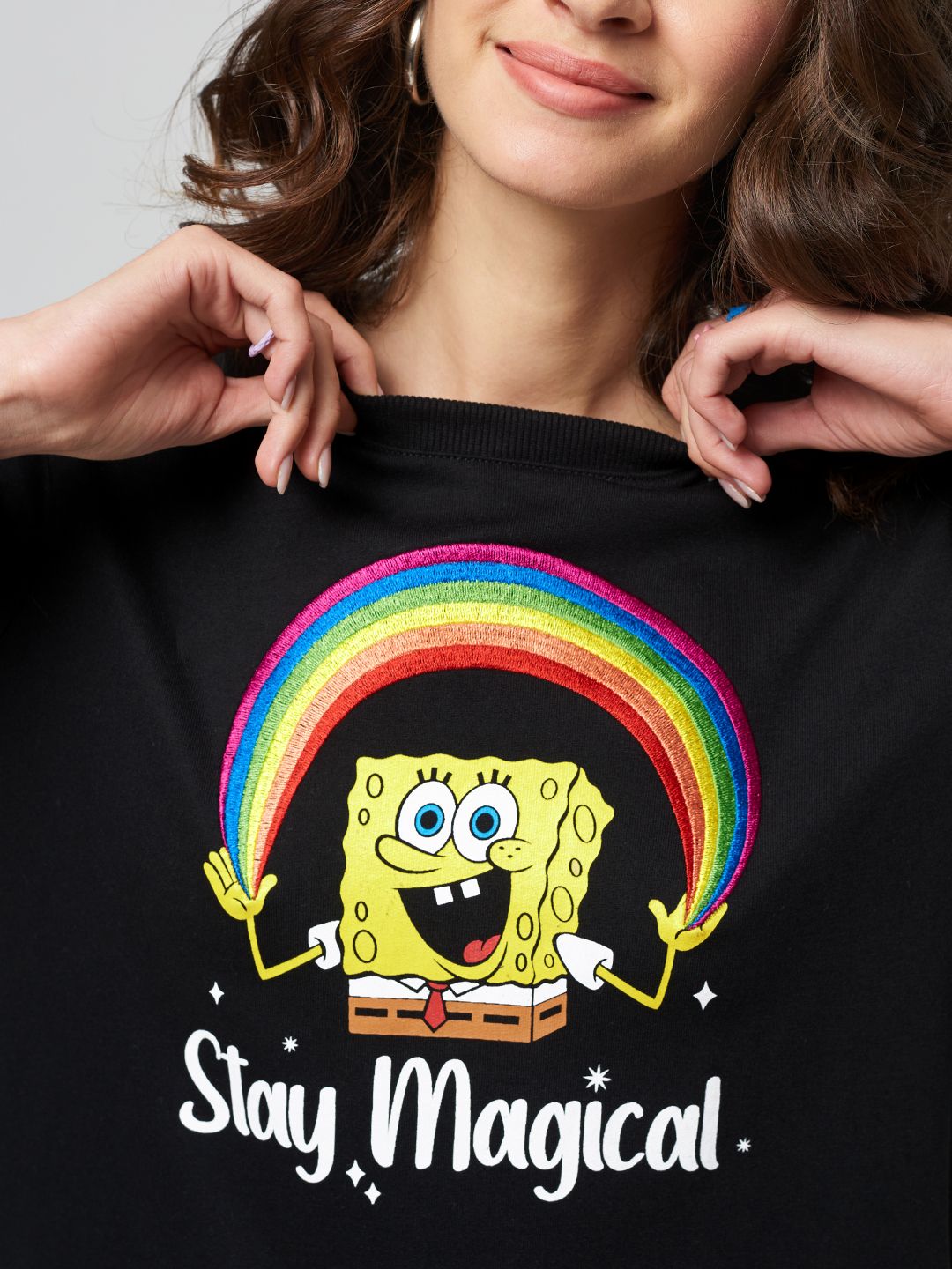 Buy Official Spongebob: Stay Magical Women Sweatshirt Dress Online