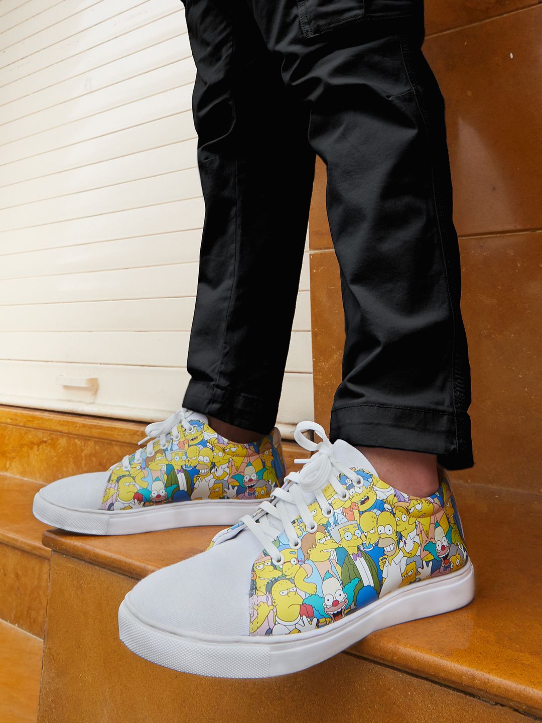 Buy The Simpsons Springfield Men Knitted Shoes Online