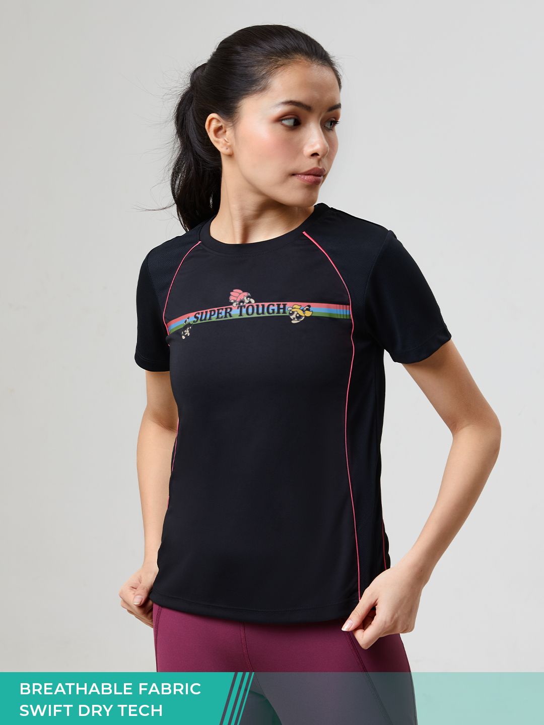 Buy Powerpuff Girls Supertough Women Performance Essential T-Shirts Online