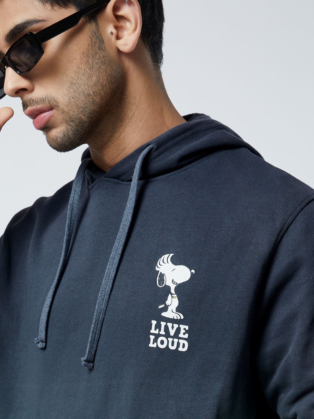 Buy Official Peanuts: Snoopy Print Men Hoodie Online