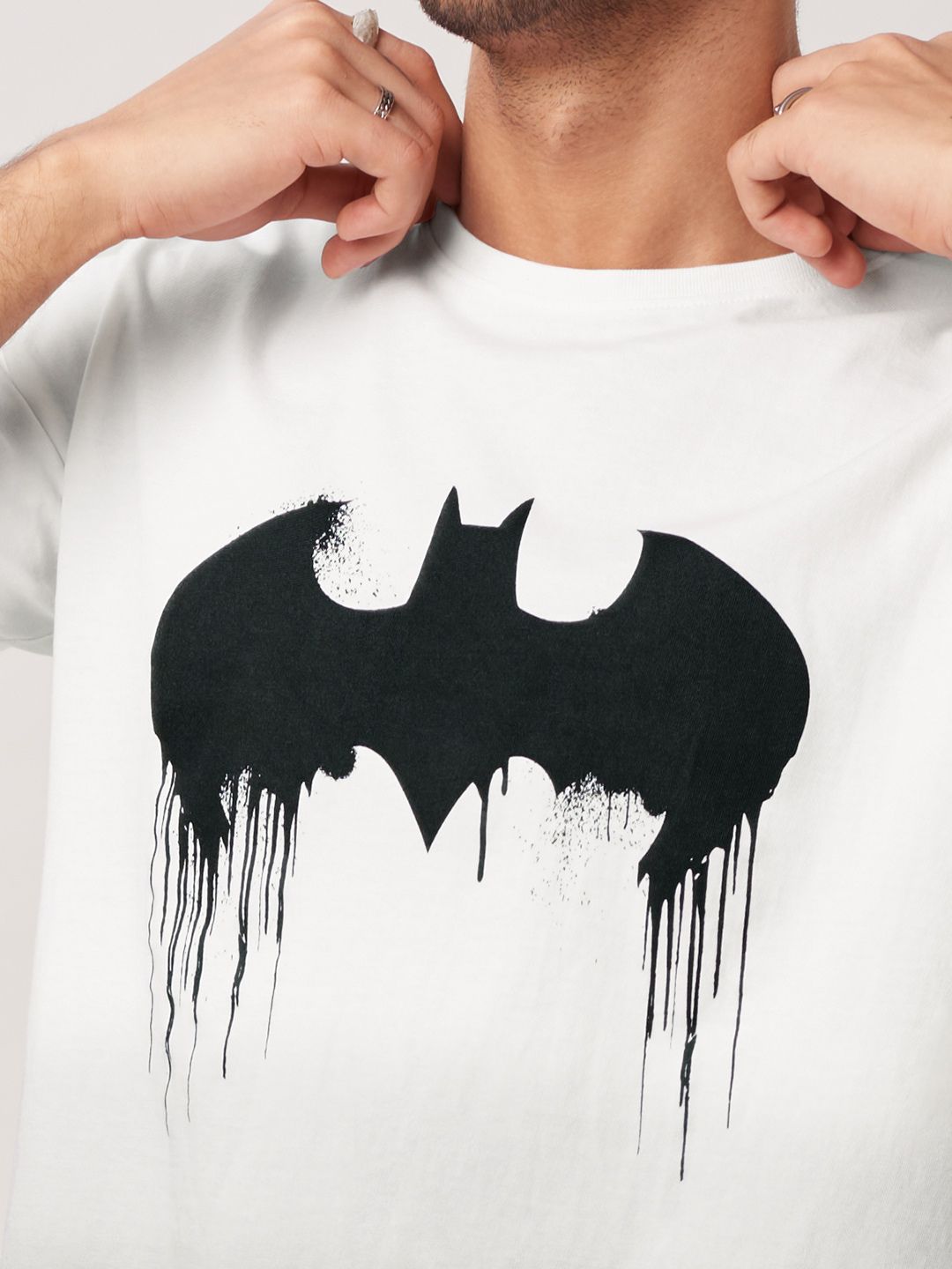 Buy Batman: Logo (Drip) Half Sleeve T-Shirts Online