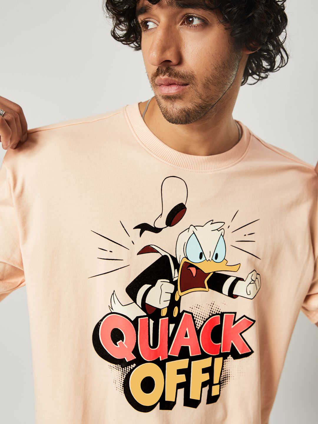 Buy Donald Duck Quack Off Oversized T-shirts Online