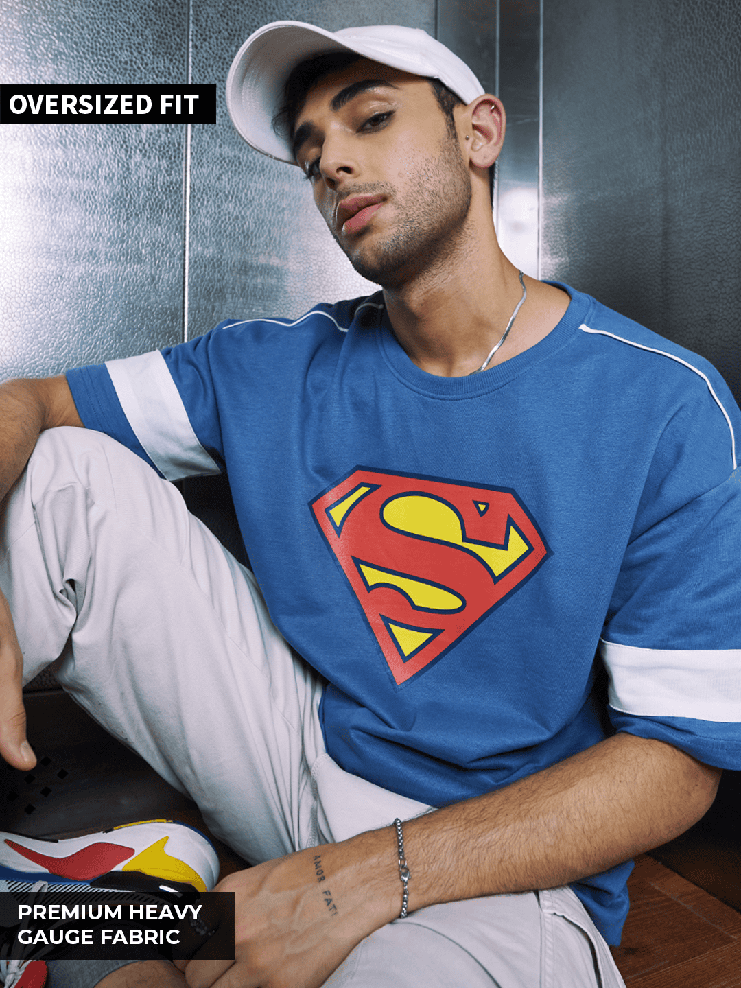 Buy Superman: Classic Oversized T-shirt Online
