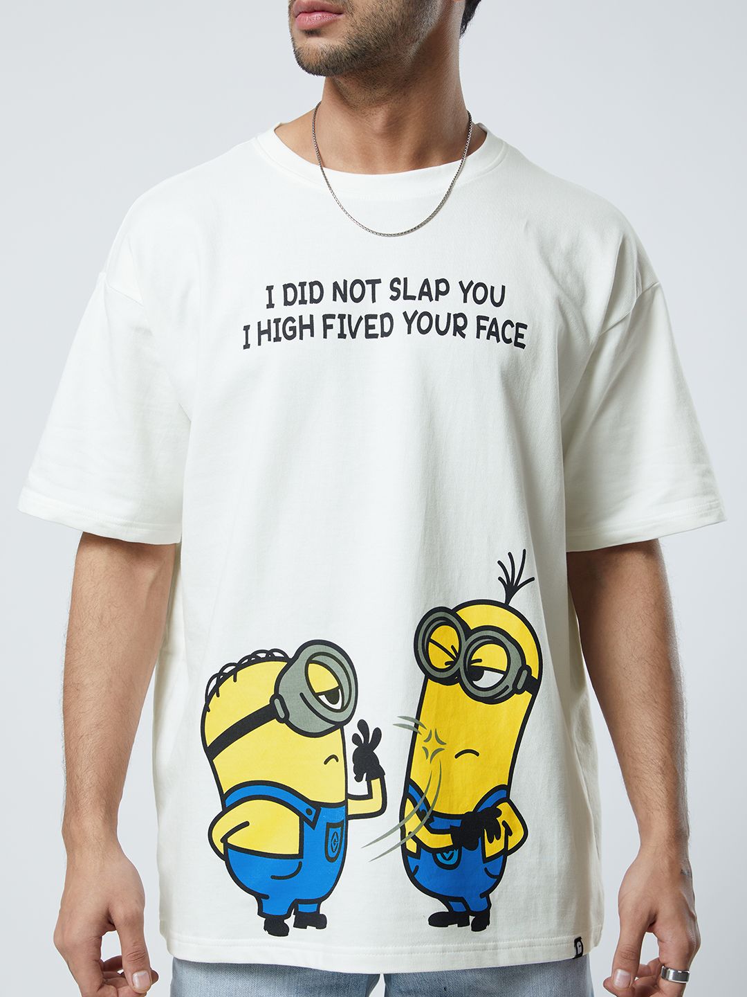 Buy Minions Slap Oversized T-shirts Online
