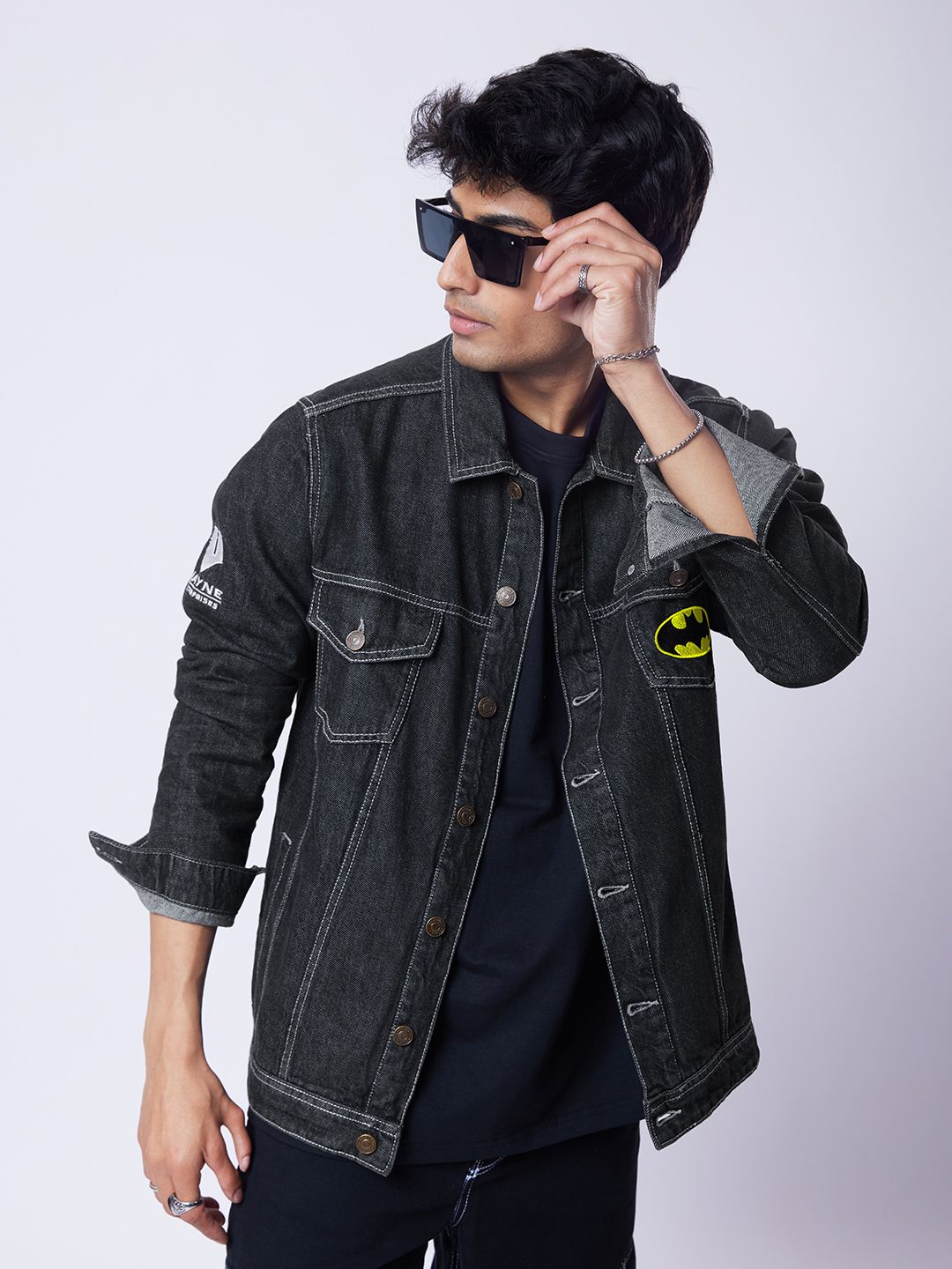 Buy Official Batman: Wayne's Bat Denim Jackets Online