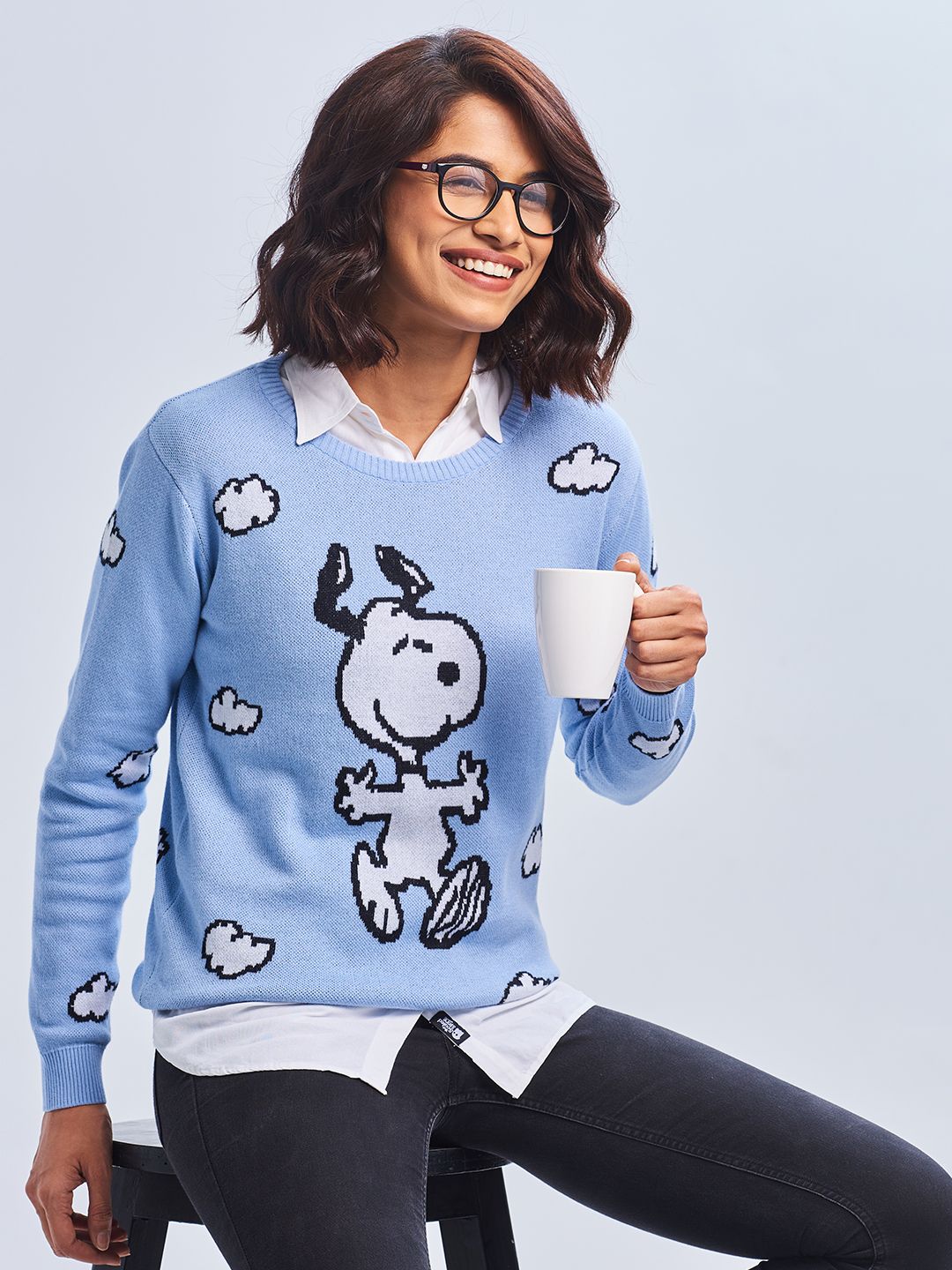 Buy Official Peanuts Hug Womens Knitted Sweaters Online