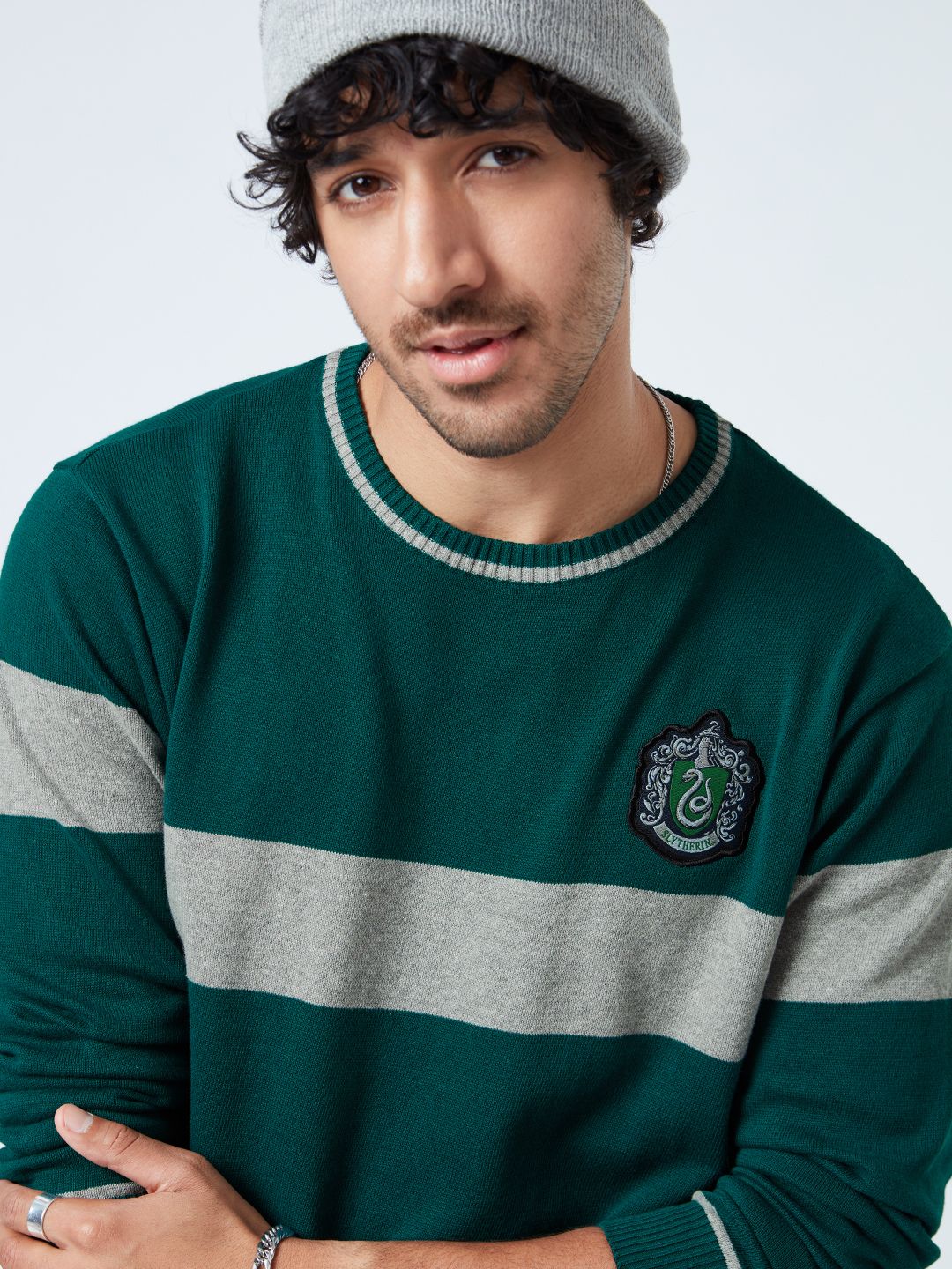Buy Harry Potter: Slytherin Sigil Knitted Sweaters, Unisex Knitted ...