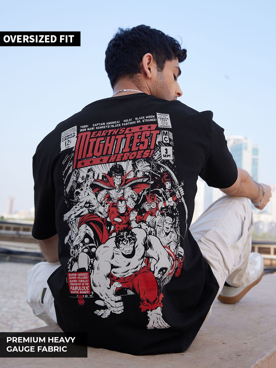Buy Marvel: Avengers Earth's Mightiest Heroes Oversized T-Shirts online ...