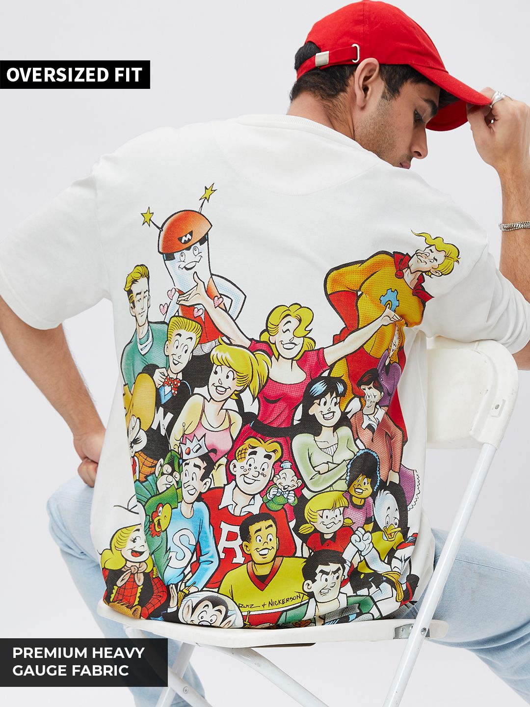 Buy Archie: Entire Gang Oversized T-Shirt Online