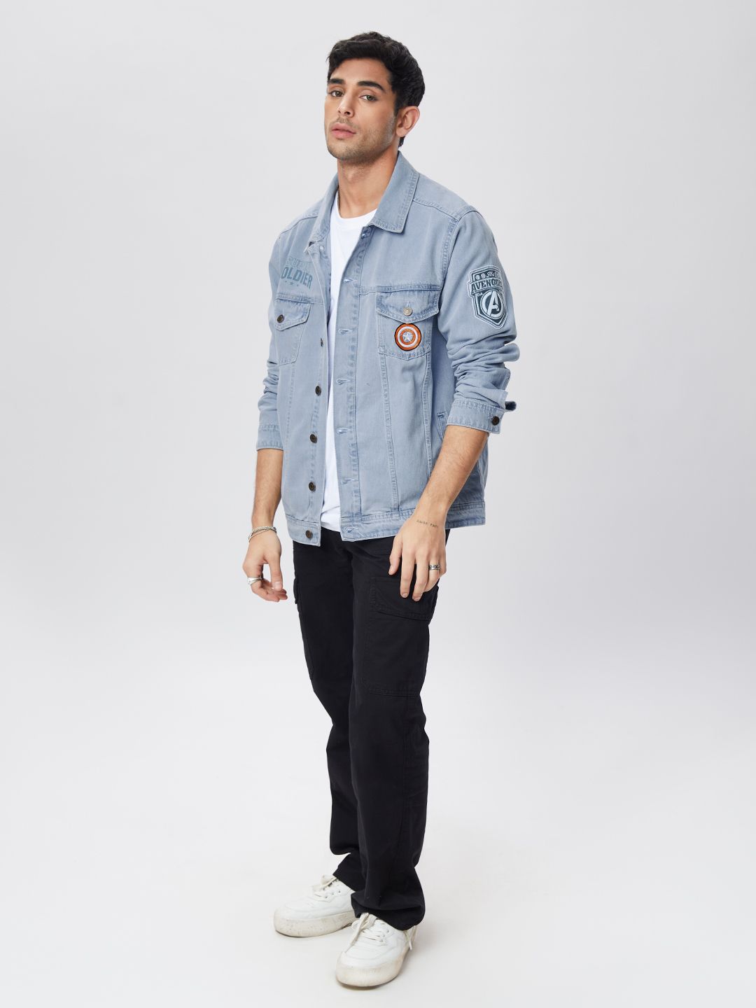 Buy Official Captain America: OG Denim Jackets Online