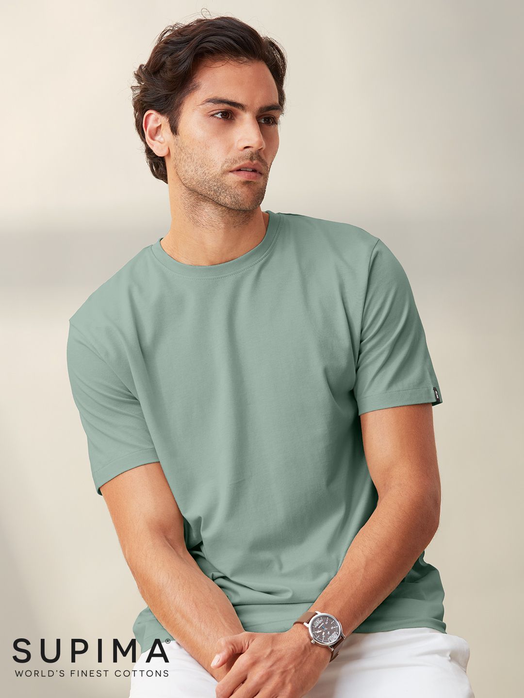 Buy Solids: Black (Supima) T-Shirts Online