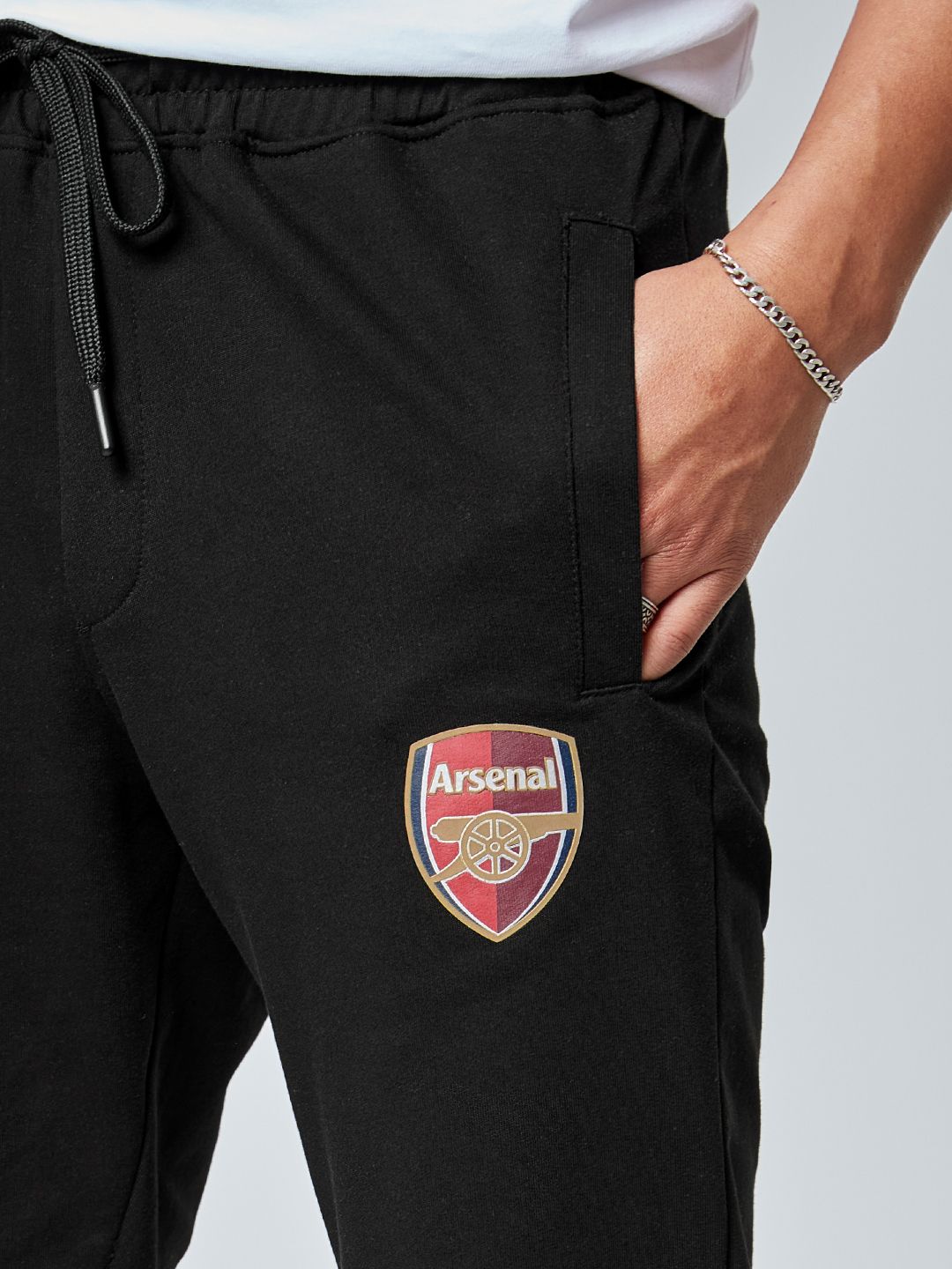 Buy Arsenal FC: Authentic Gunner Pride Men Cargo Joggers Online