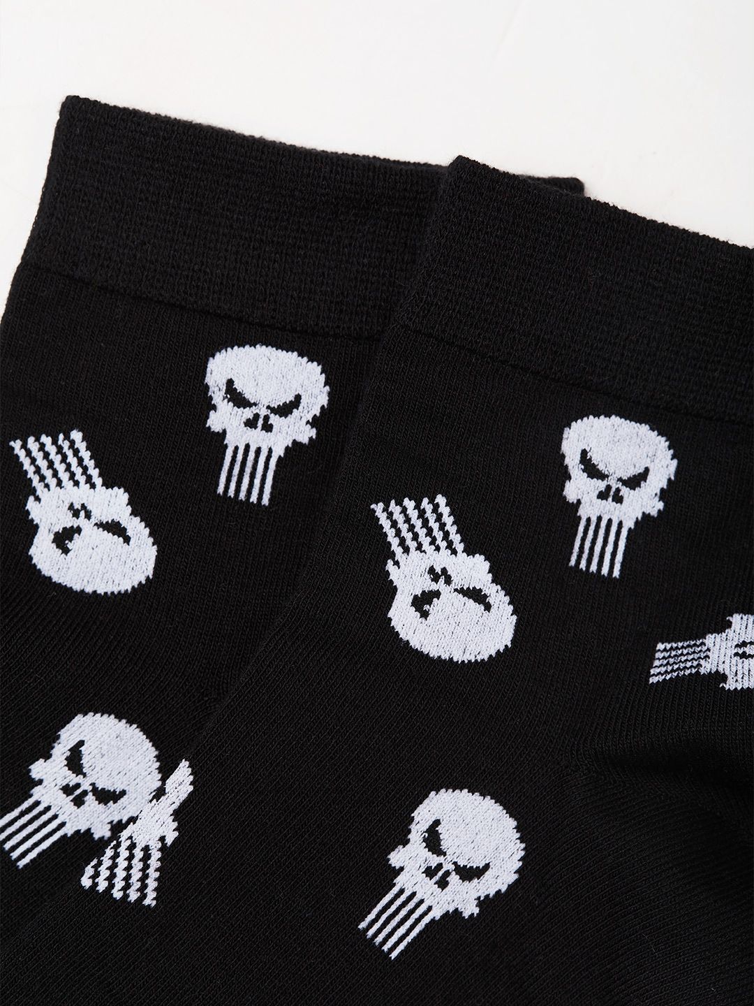 Buy Punisher: Skull Pattern Ankle Length Socks Online at The Souled Store