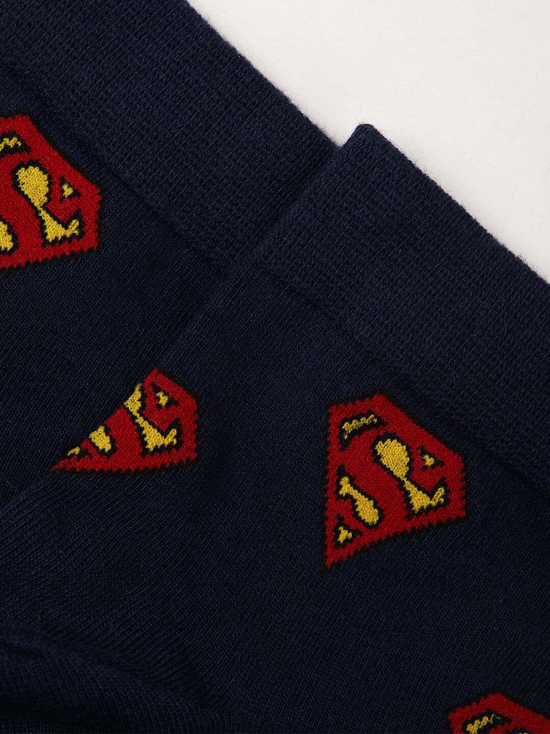 Buy Superman: Logo Pattern Ankle Length Socks Online at The Souled Store