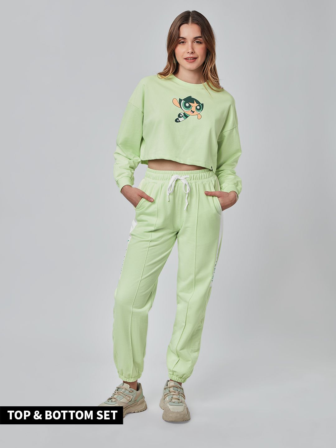 Buy Powerpuff Girls: Buttercup Women Co-ord Set Online