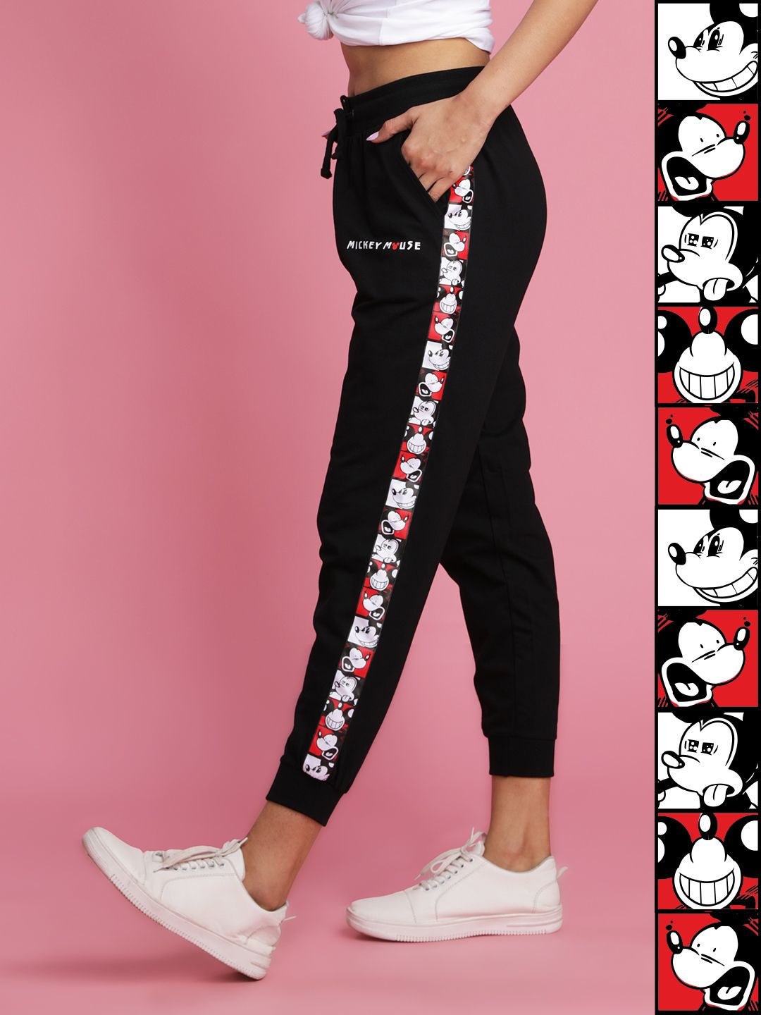 Buy Mickey Mouse Expressions Women Joggers Online