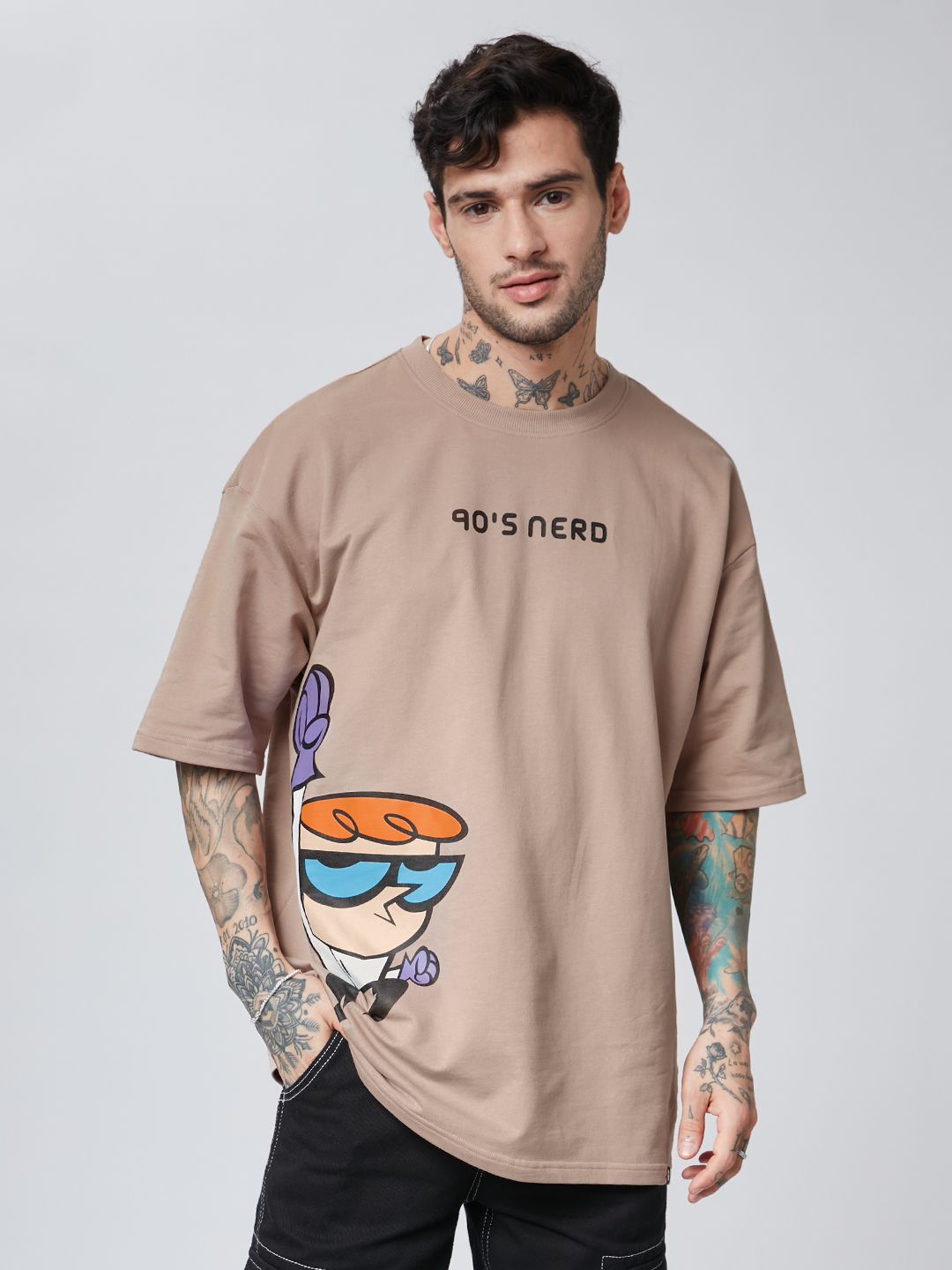 Buy Dexter: 90s Nerd Oversized T-Shirts Online