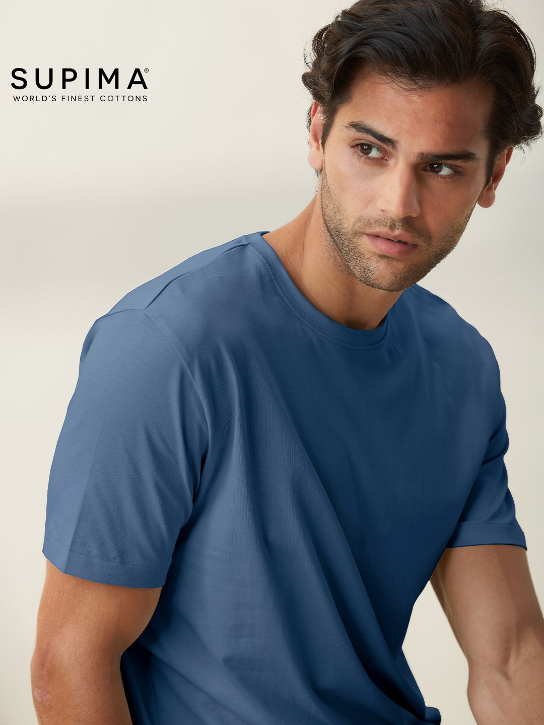 Buy Solids: Black (Supima) T-Shirts Online