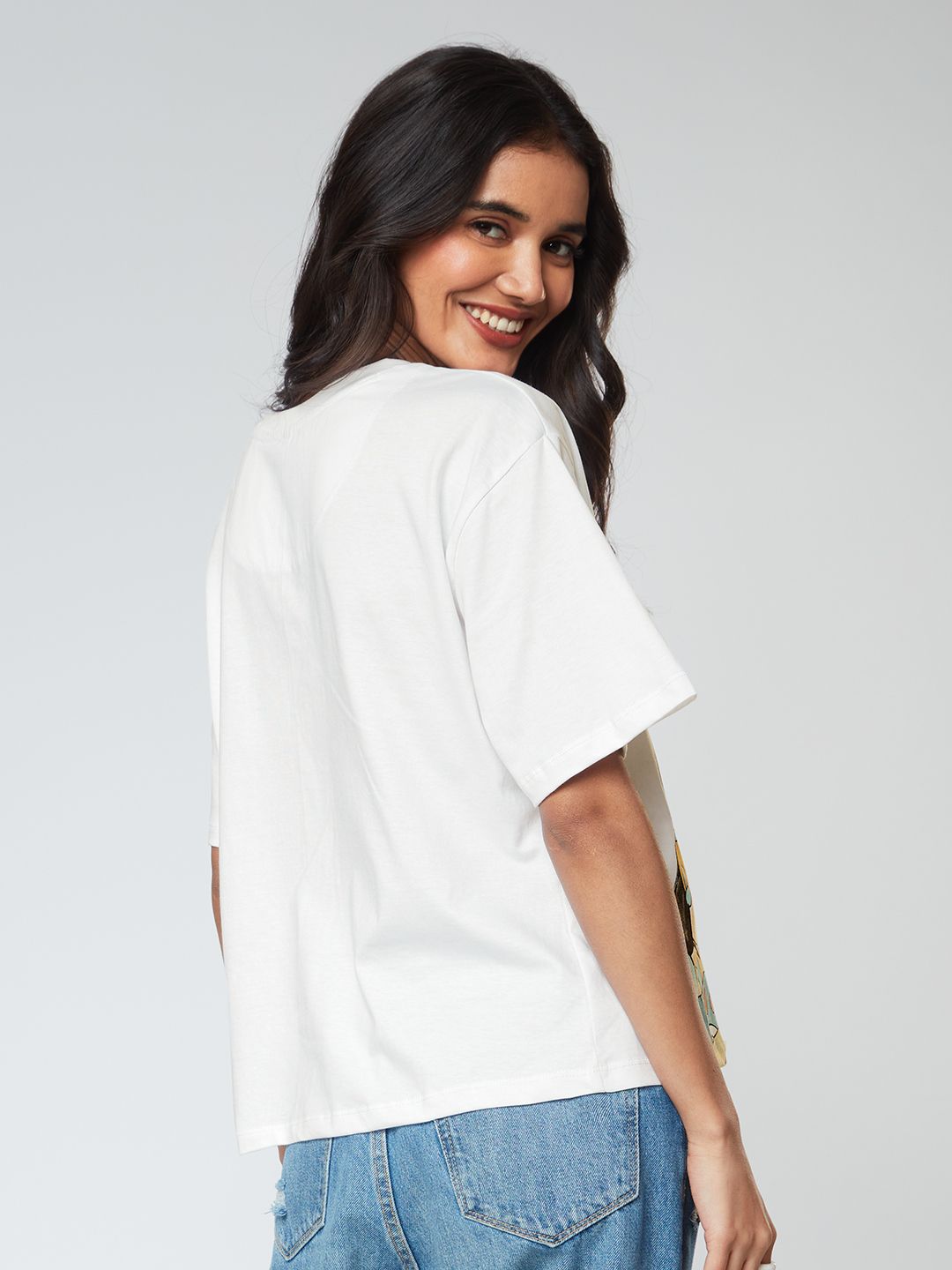 Buy Disney: Fearless Women's Oversized T-Shirt online at The Souled Store