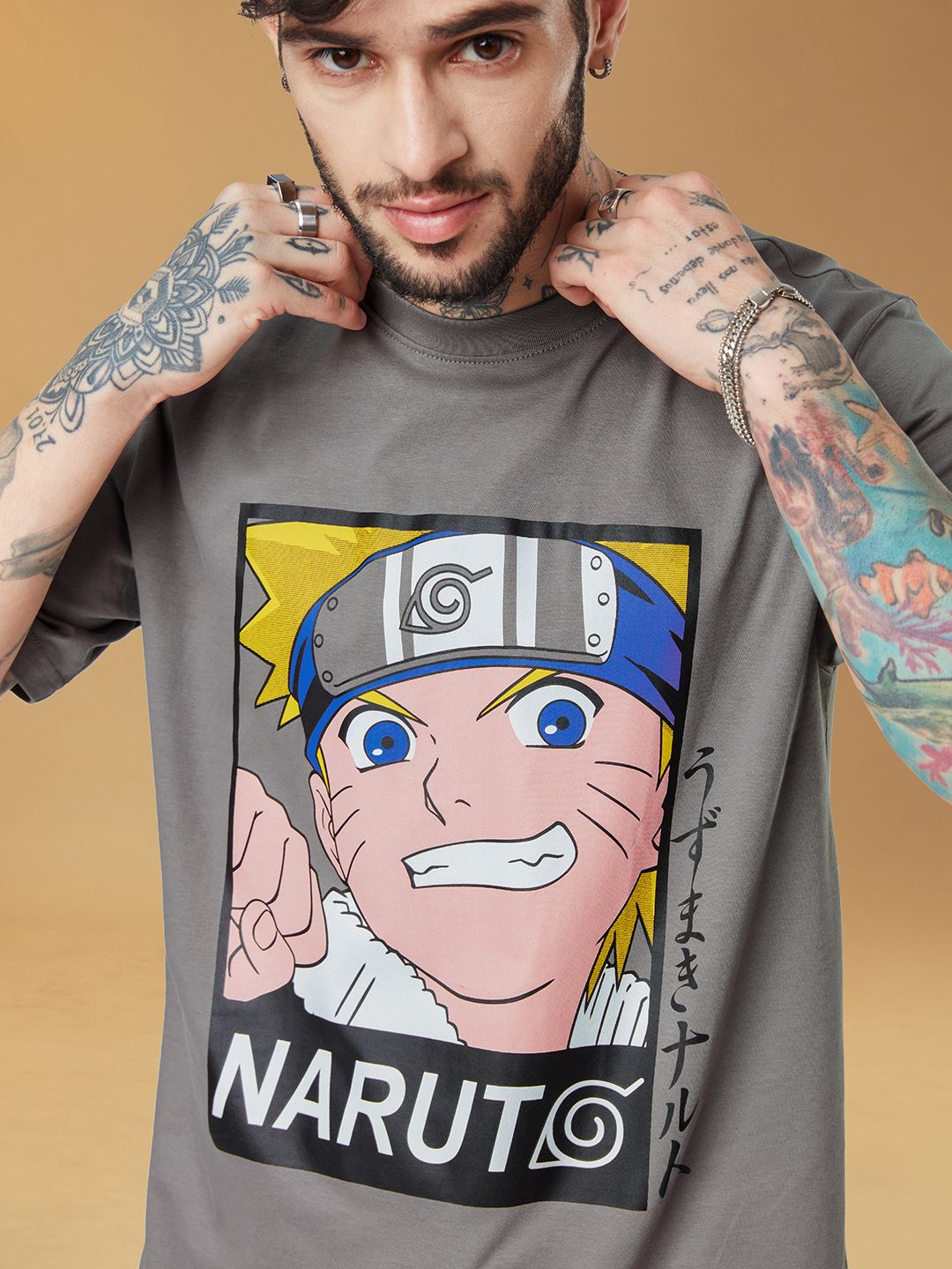 Buy Naruto: Hero Men Relaxed Fit T-shirt Online