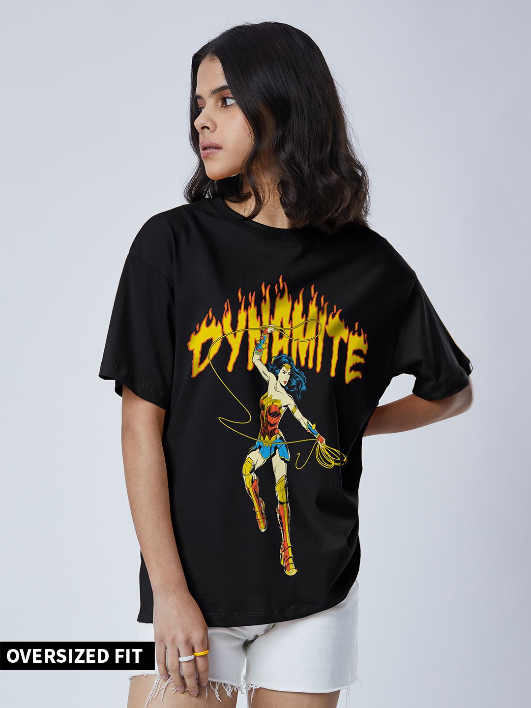 Buy Wonder Woman: Dynamite Women's Oversized T-Shirt online at The ...