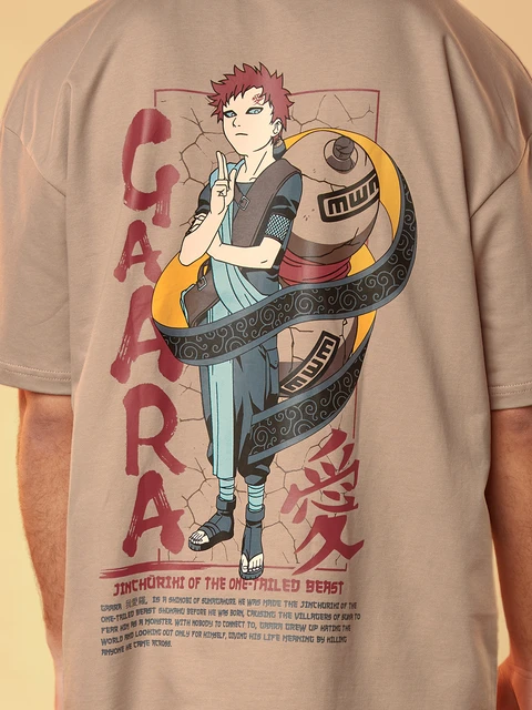 Buy Naruto: Gaara Oversized T-Shirts Online