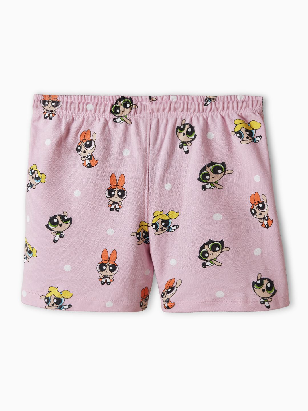 Buy Powerpuff Girls: Trio Pattern Girls Shorts Online