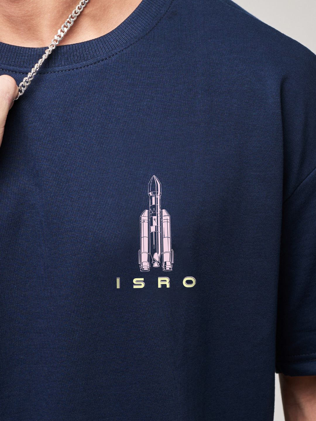 Buy ISRO: India Pride Oversized T-Shirts Online