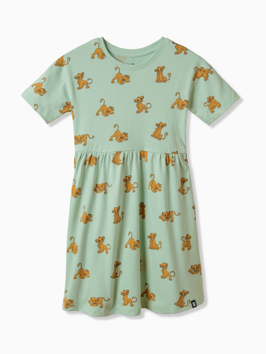Buy The Lion King: Simba Pattern Gathered Dress Online