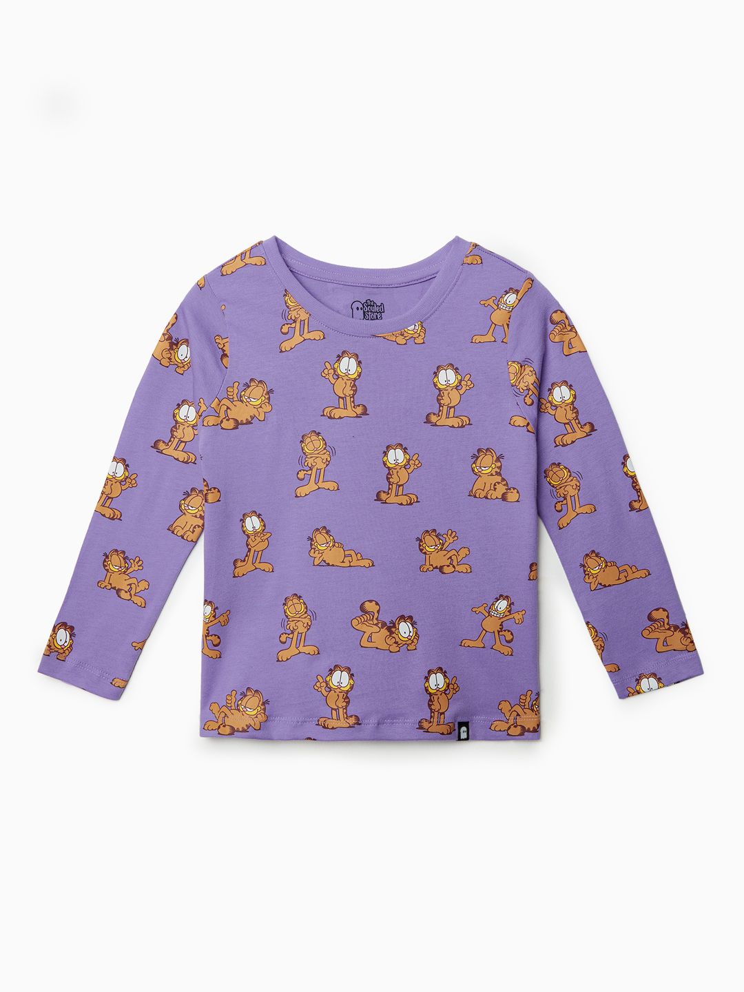 Buy Garfield: Character Pattern Girls Full Sleeve T-shirts Online