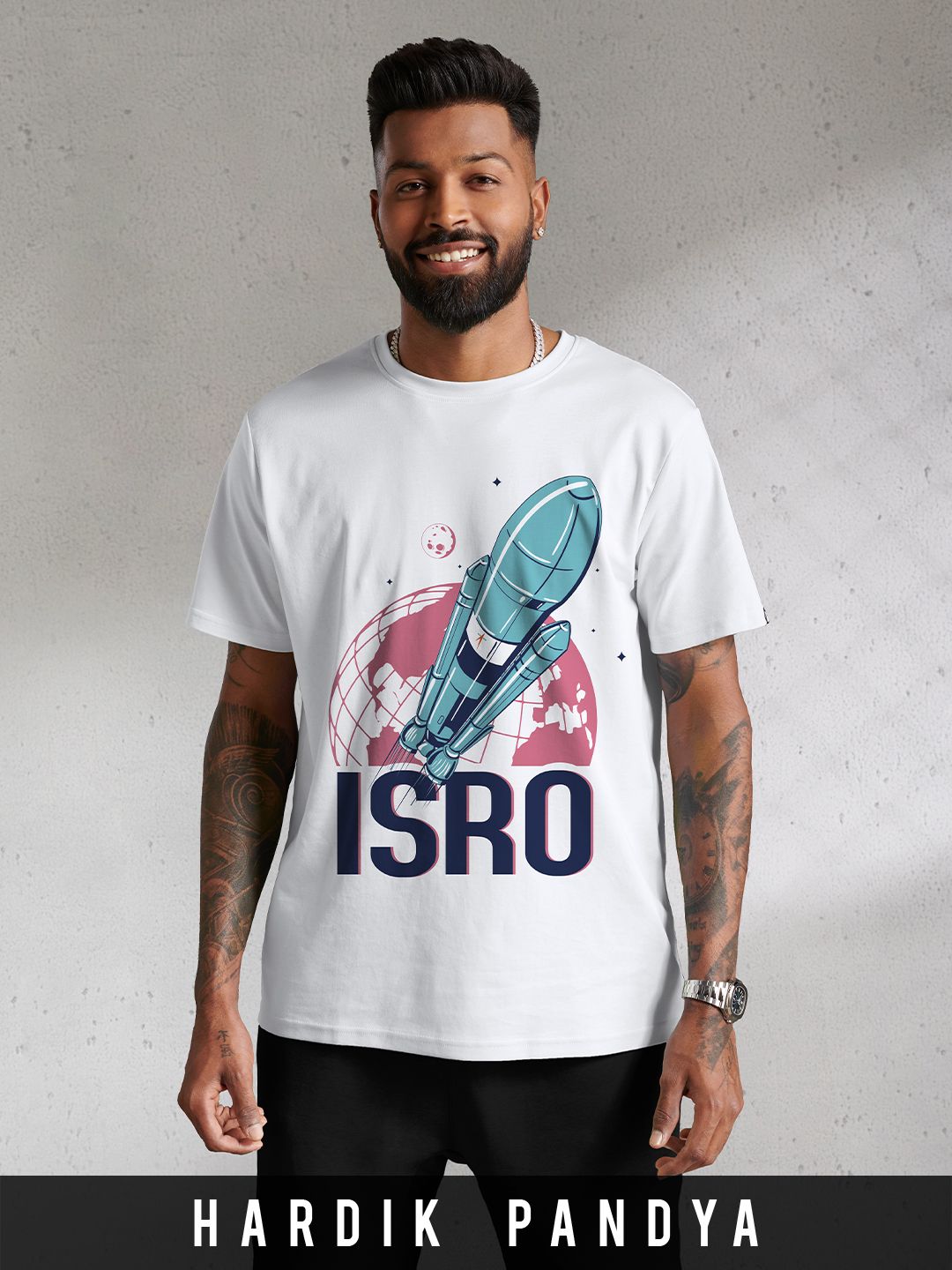 ISRO: Emblem T-Shirts at The Souled Store