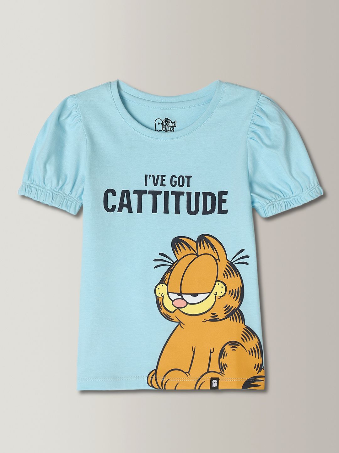 Buy Garfield: Cattitude Girls Puff Sleeve Tops Online